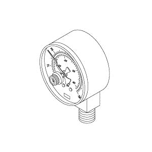 Pressure Gauge/ Tuttnauer Midmark Autoclaves Part: RPG693 – store ...